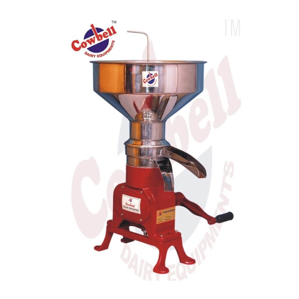 100 LPH Hand Operated Cream Separator – Cowbell