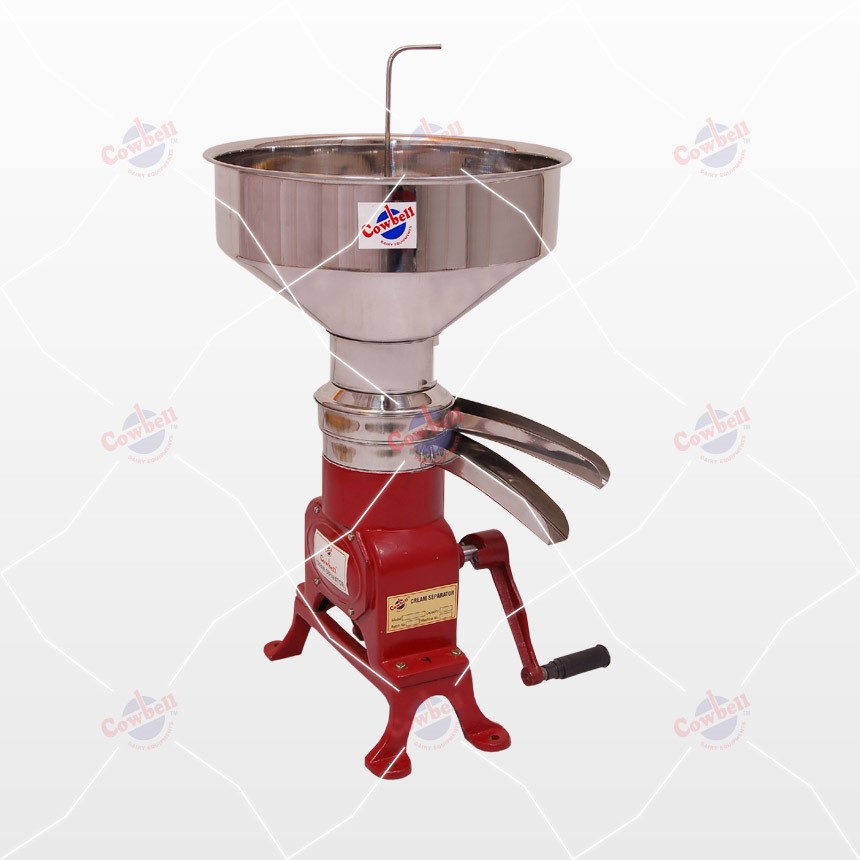 100 LPH Hand Operated Cream Separator – Cowbell
